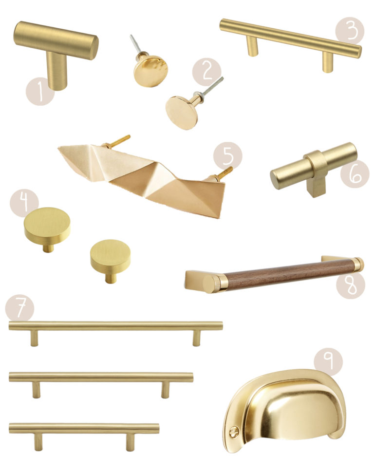 Gold + Brass Fixtures and Hardware Guide!